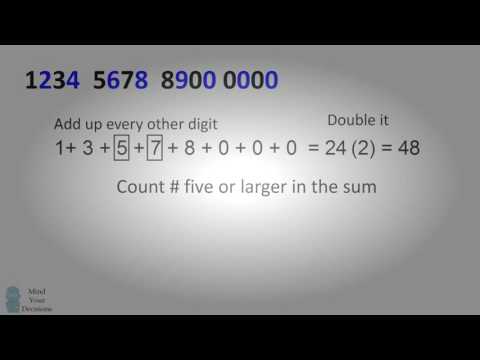 A Secret Code in Credit Card Numbers The Magic of Mathematics