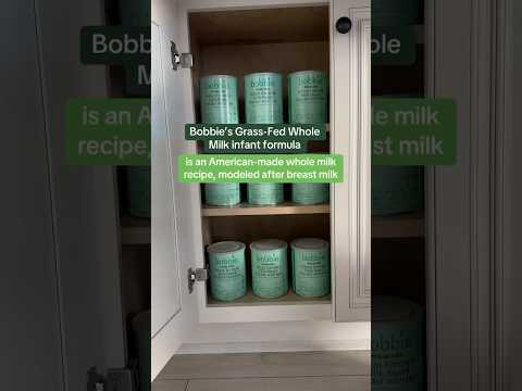 American-made whole milk recipe | Bobbie's Grass-Fed Whole Milk Infant Formula 🍼