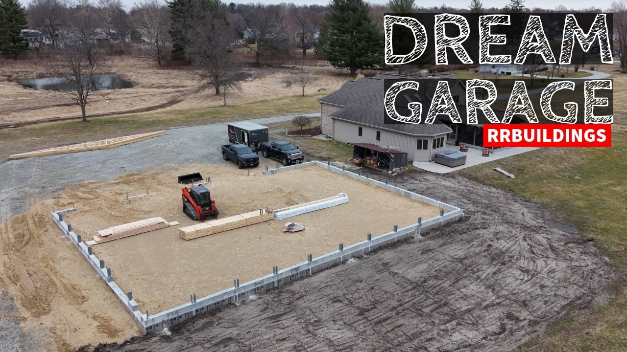 Building a Massive Dream Garage Episode 1: Layout and Brackets