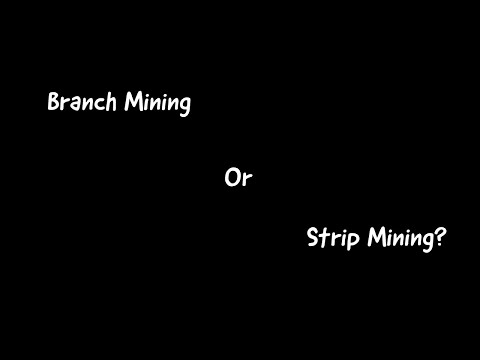 What REALLY is the Difference Between Branch Mining and Strip Mining? (Minecraft 1.16)