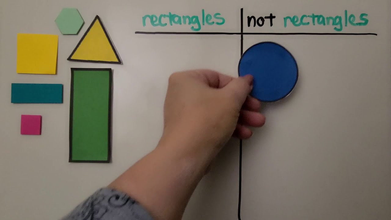 Kindergarten Math 9.7, Identify and Name Rectangles