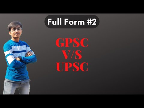 Full Form of GPSC & UPSC || Full Form #2 || Vedant Parikh || #shorts