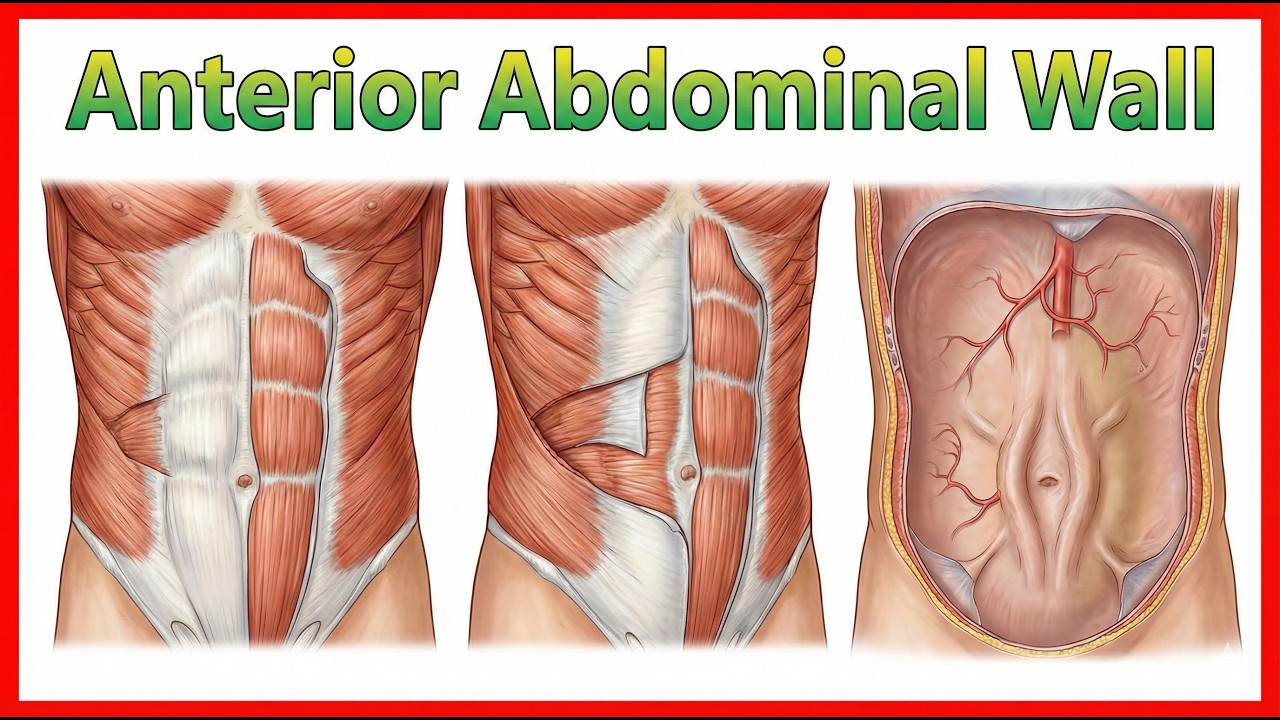 2. Anatomy of Anterior Abdominal Wall - NEET PG/FMGE/USMLE