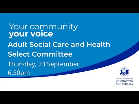 Adult Social Care and Health Select Committee - 23 Sept 2021