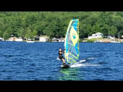 Windsurf at Alton Bay, NH - last ride.