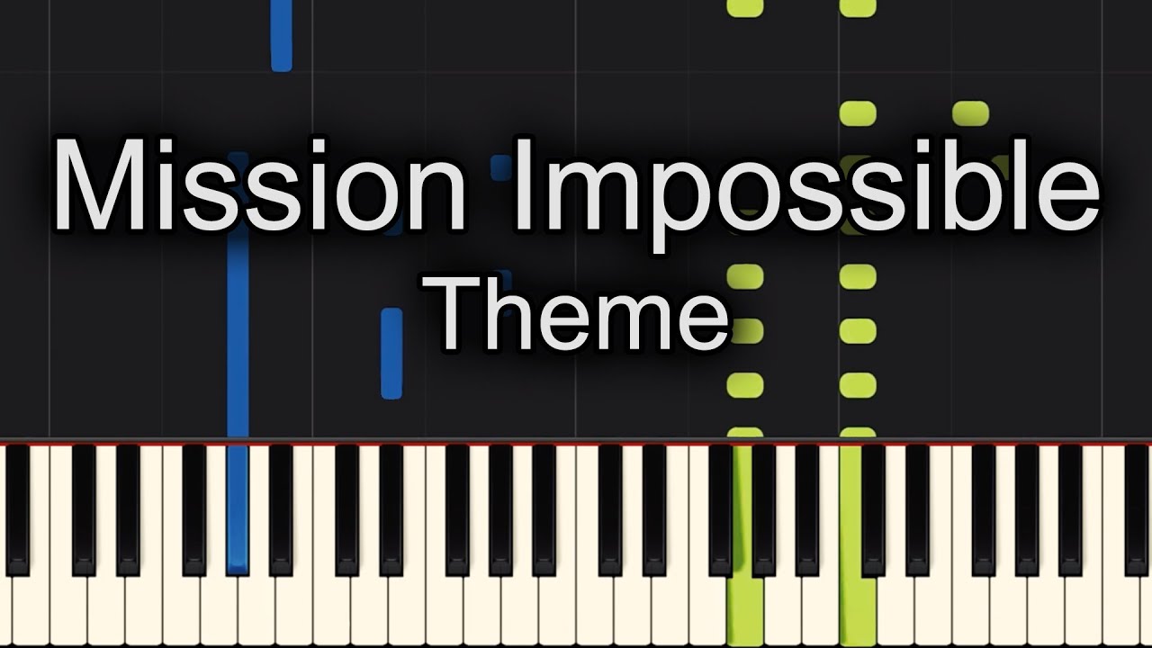 Mission Impossible Piano - How to Play Theme Mission Impossible Piano Tutorial! (Easy)