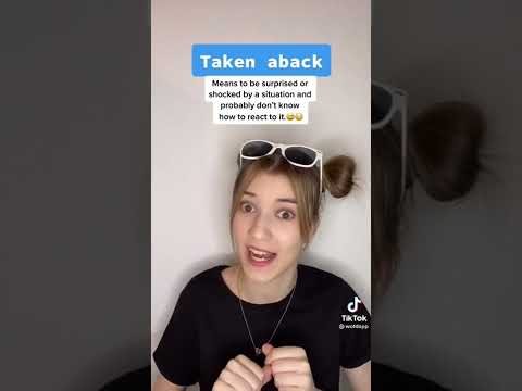 Word of the Day - Taken aback