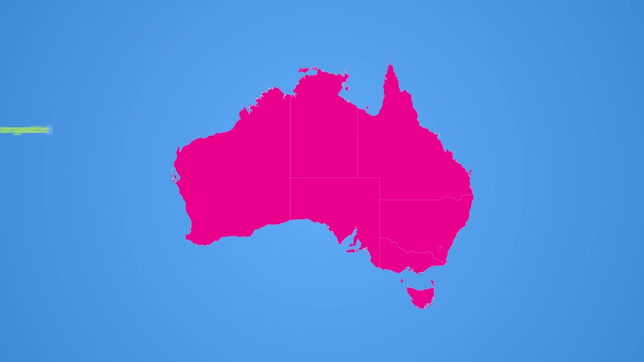Australia Map Kit | After Effects Project Files - Videohive template