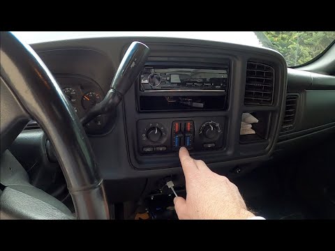 How to fix driver side stuck on heat 2005 GMC Sierra