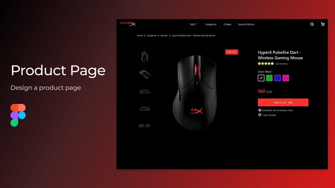 How to Design a Product Page in Figma - UI/UX