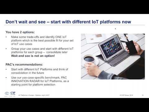 teknowlogy | PAC Innovation RADAR: Status Quo platform IoT w Europie 2017 - Webinarium