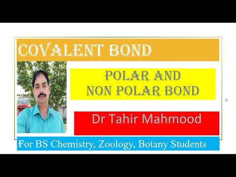Covalent bond || Polar and Non Polar Bond || Inorganic Chemistry || Urdu || Hindi