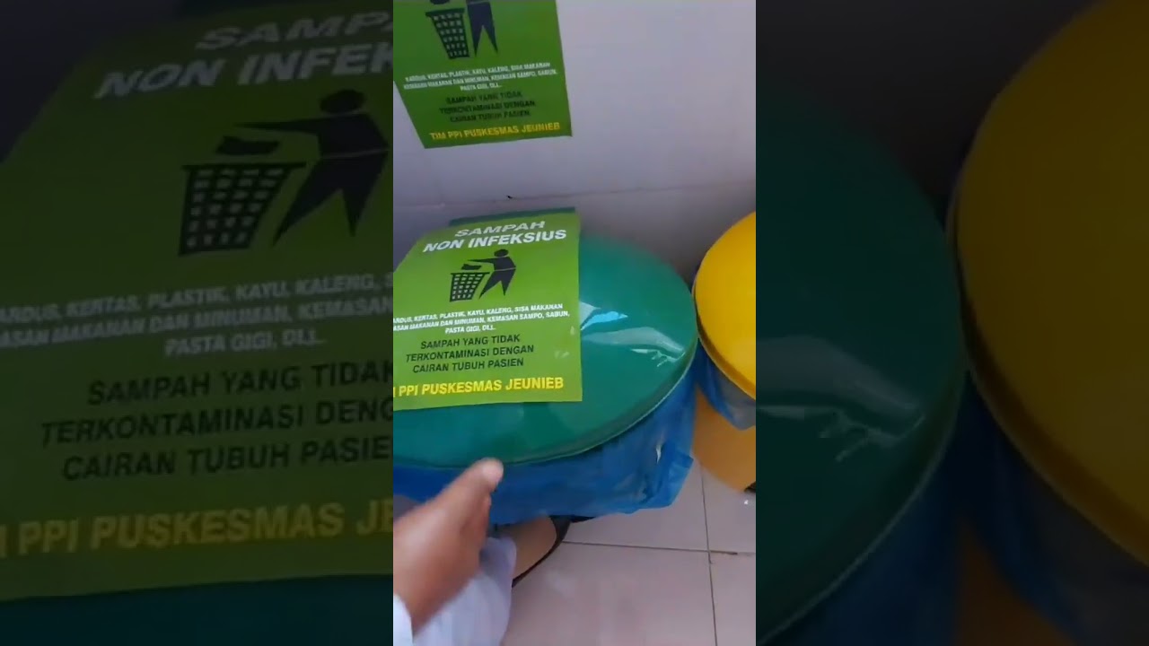 tong sampah infeksius& non infeksius #semogabermanfaat