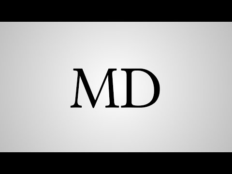 What Does "MD" Stand For?