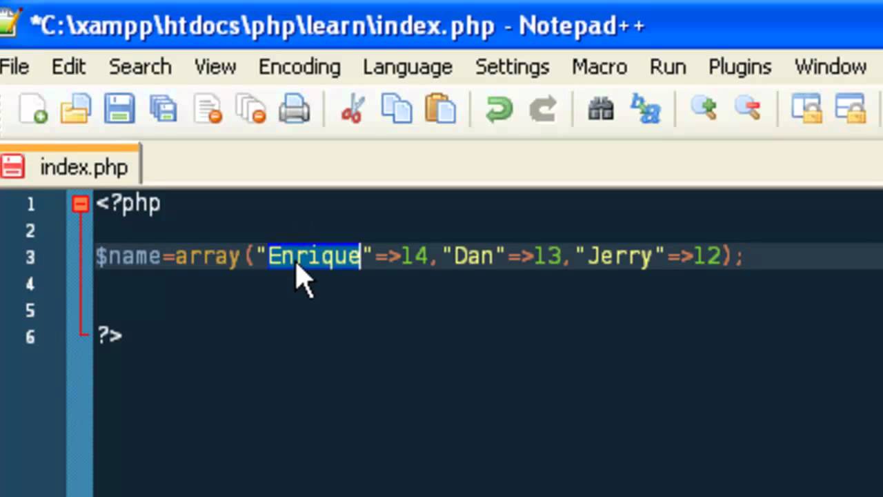Intro into PHP - 8  - Associative Array