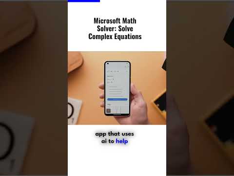 AI Apps You Need To Try | Microsoft Math Solver
