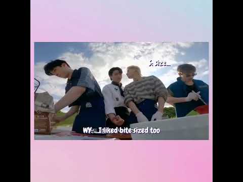 sweet moment in a tense cooking contest #ateez #shorts #woosan #wooyoung #san #yunho #mingi