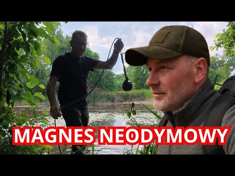 MAGNES NEODYMOWY. Mały rekonesans w terenie magnesem F300 Gold. #magnet