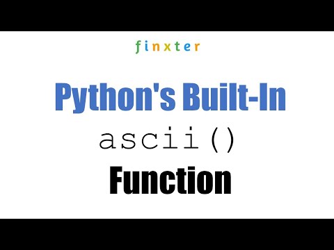 Python ascii() -- A Little-Known Built-in Helper Function