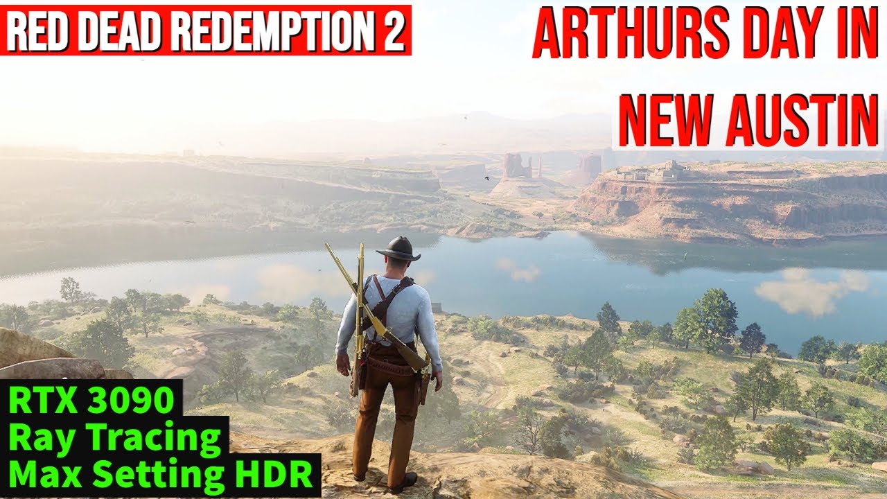 Arthur Visiting New Austin - RDR2 4k60 fps - Ray Tracing Reshade HDR Ultra Settings + Mods