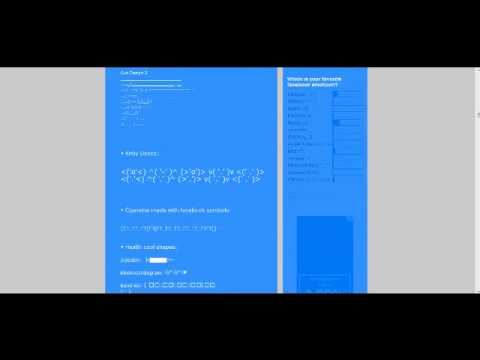 how to get cool Facebook/Youtube/Twitter symbols