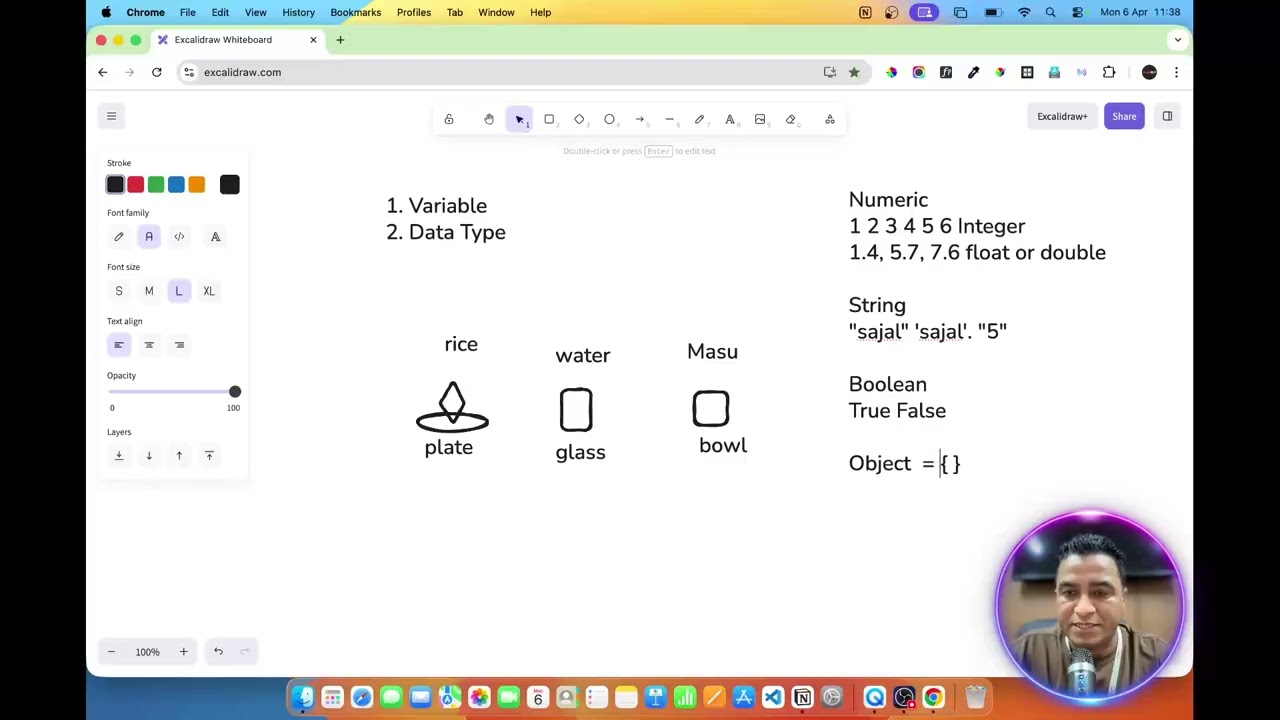 Learn JavaScript Variables and DataTypes #codeit