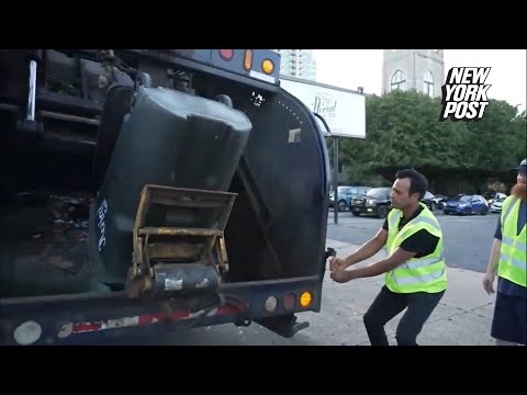 Vivek Ramaswamy takes garbage truck to Trump campaign event in NC