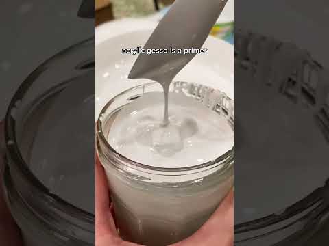 What you need to know about gesso #painting #paintingoncanvas #paintingonwood