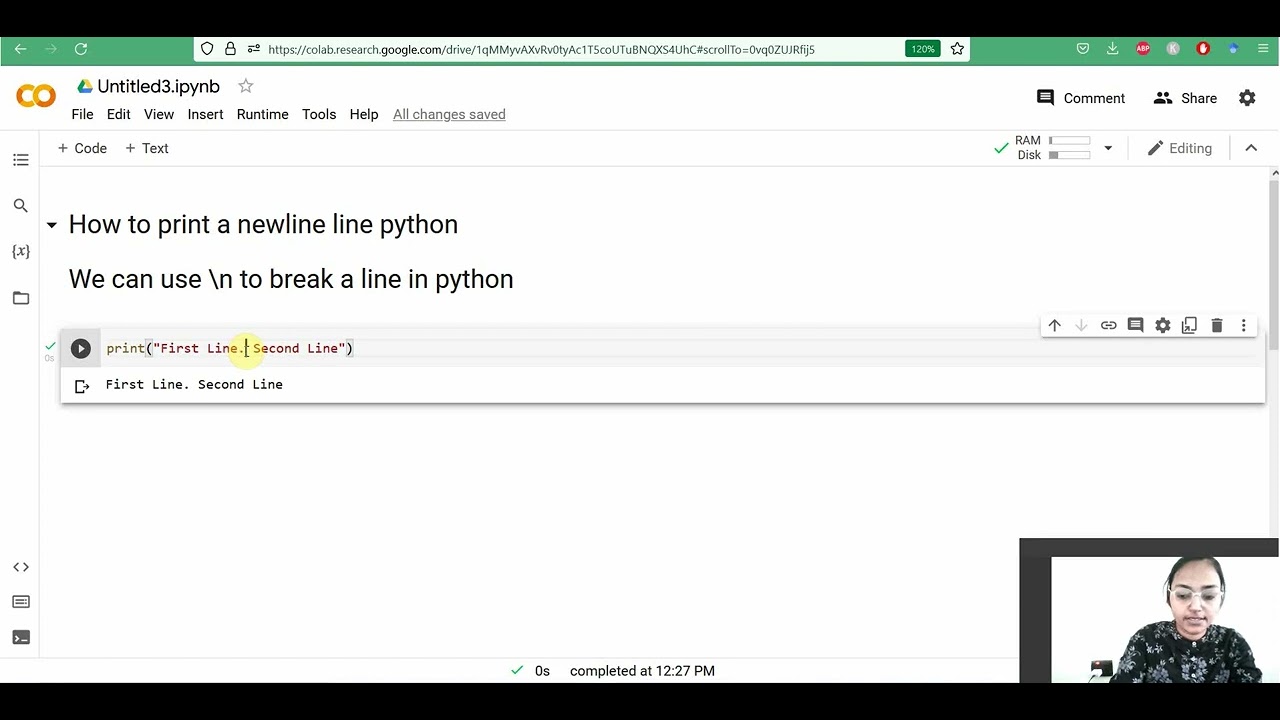 How to add a New Line in Python ? How to do line break in Python?