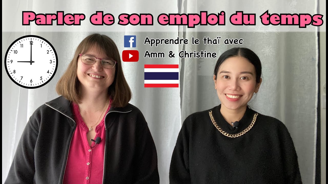 Parler de son emploi du temps