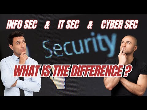 What is the difference between information security it security and cyber security