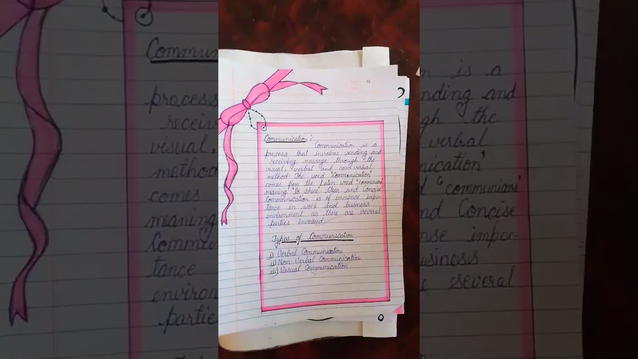 Project file on Communication skill #class 9th #IT(402) #Computer #newshort