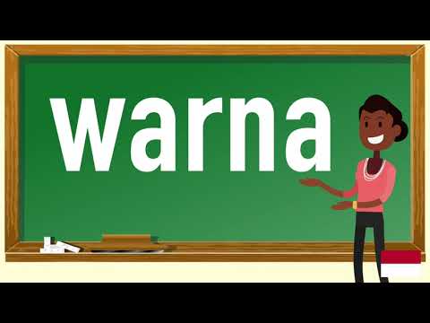 How to pronounce warna in Indonesian