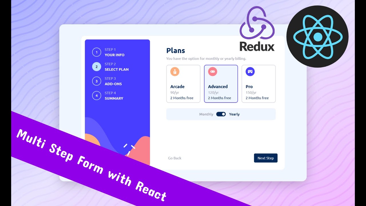 React Multi-Step Form Tutorial | Redux Toolkit Integration