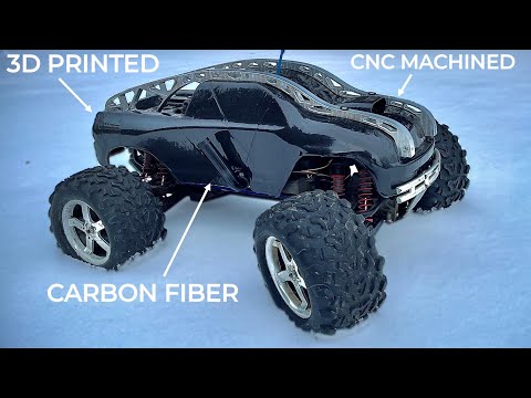 Ultimate RC Body - 3D Printed, Machined & Carbon Fiber for the T-MAXX ...