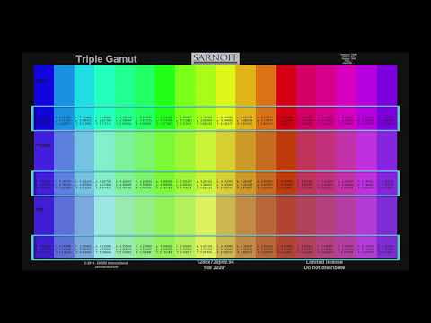 Triple Gamut – Color space and monitor test pattern suite