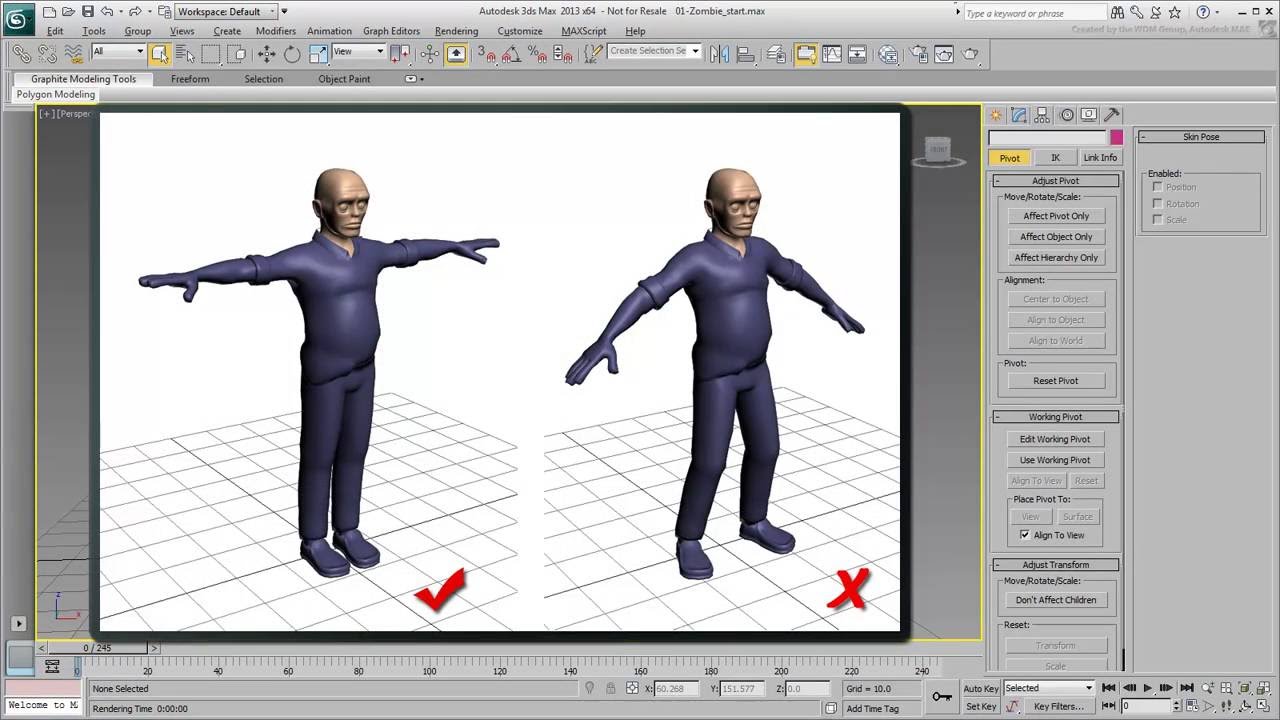 Basic Concepts in 3ds Max - Part 1 - Character Rigging