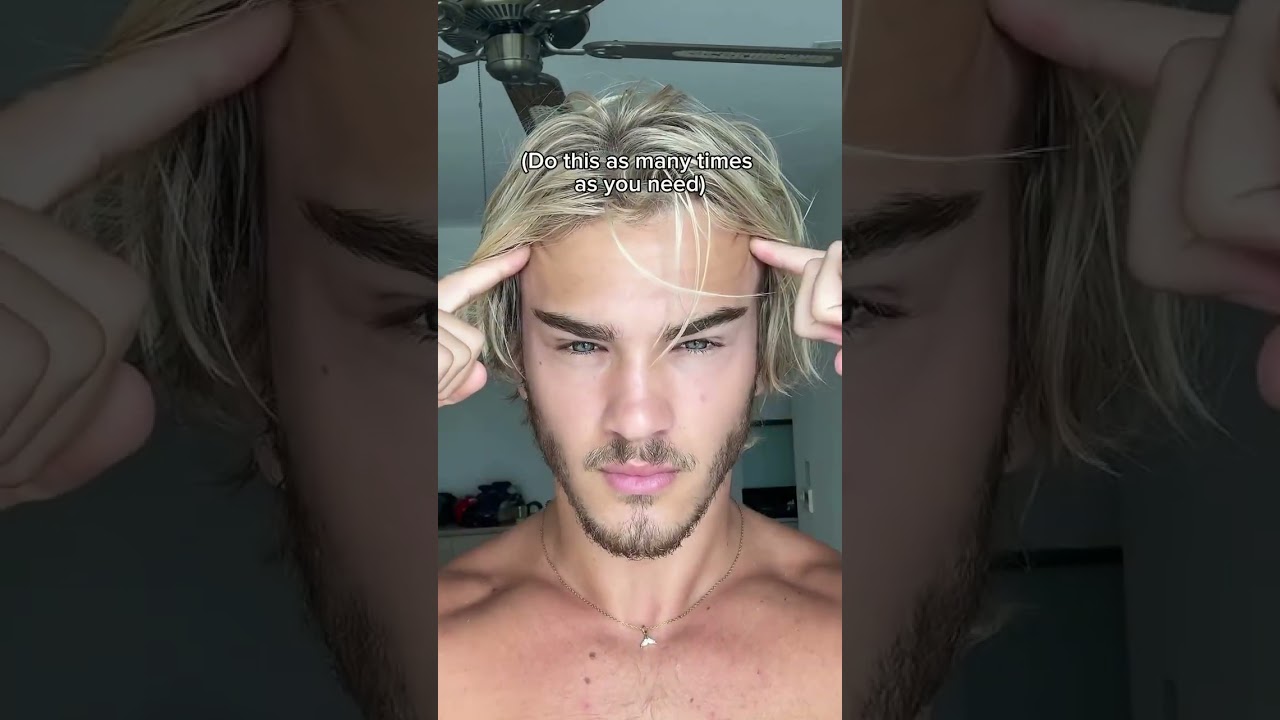 THE most effective looksmax for positive eyebrow tilt. #looksmaxxing