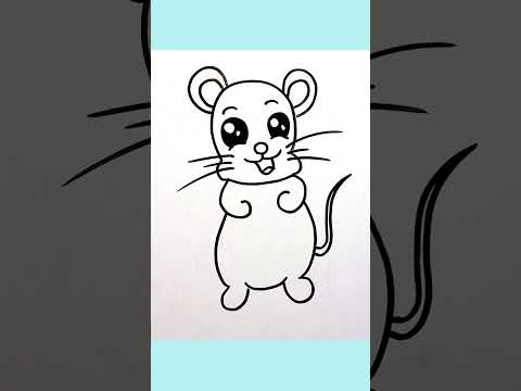Mouse drawing,mouse drawing easy,mouse drawing for kids 🐁 , Mouse Drawing Tips