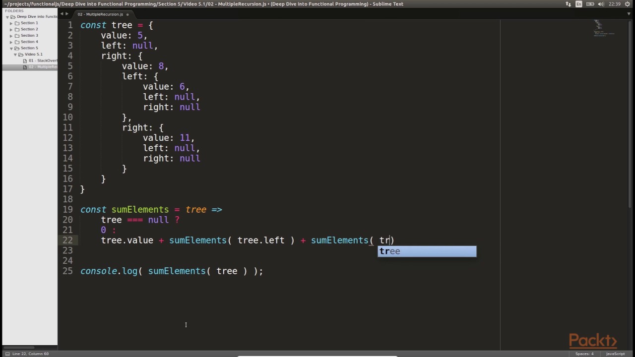 Deep Dive into Functional JavaScript : Recursive & Iterative Solutn in JavaScript | packtpub.com