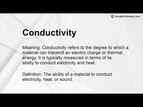 Conductivity Meaning