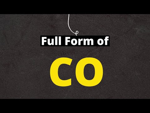 Full Form of CO || CO Ka Full Form Kya Hai || Word Journey