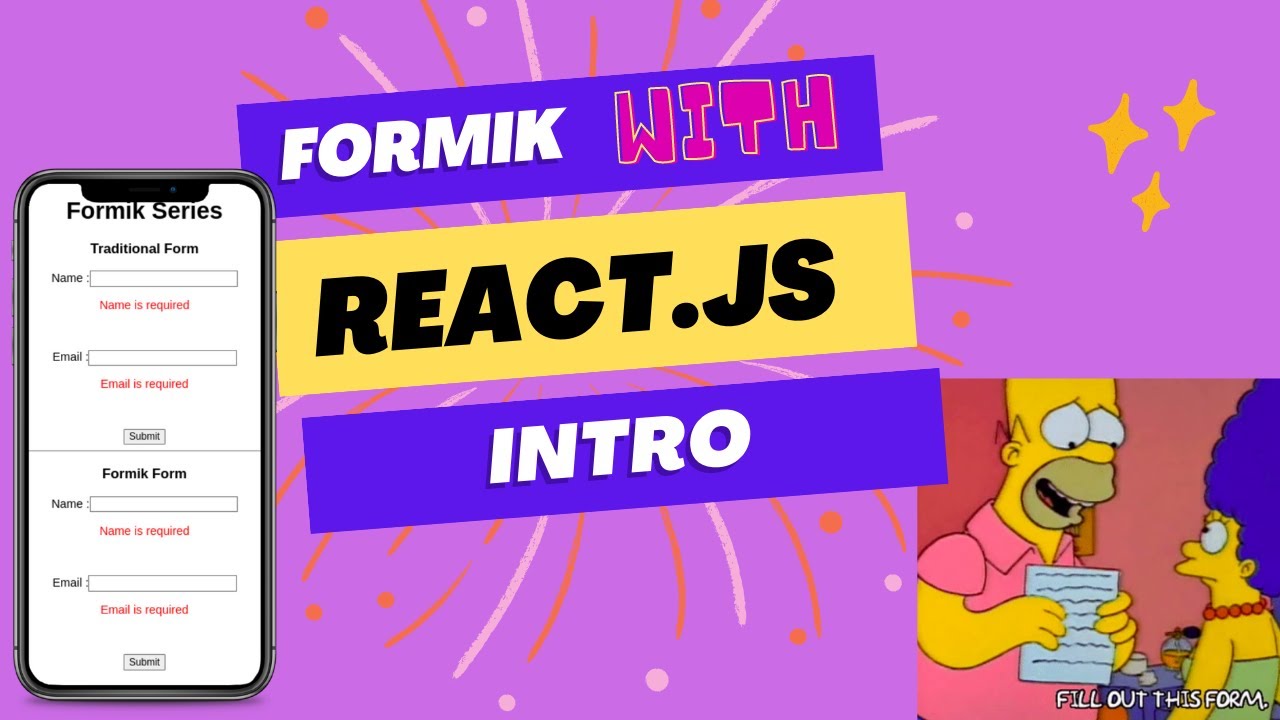Formik with React - Intro - Part 01