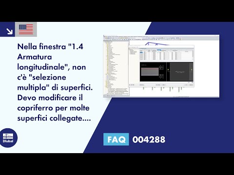 [EN] FAQ 004288 | Nella finestra "1.4 Armatura longitudinale", non c'è "selezione multipla" di su...