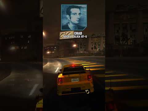 All MAIN CHARACTER'S Cars In NFS UNDERGROUND #shorts #gaming #needforspeed