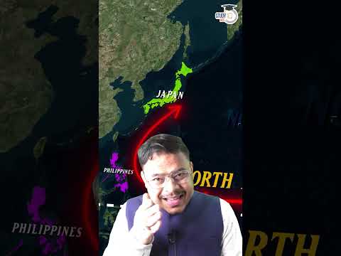 Ocean Currents of North Pacific #geography #upsc #ocean