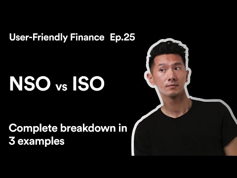 NSO & ISO for Beginners in 3 Examples | Startup Stock Options