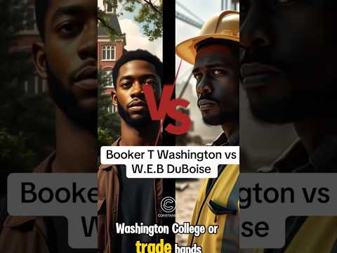 Booker T Washington vs W.E.B DuBoise. Which was better for Black folk? #blackhistoryspotlight