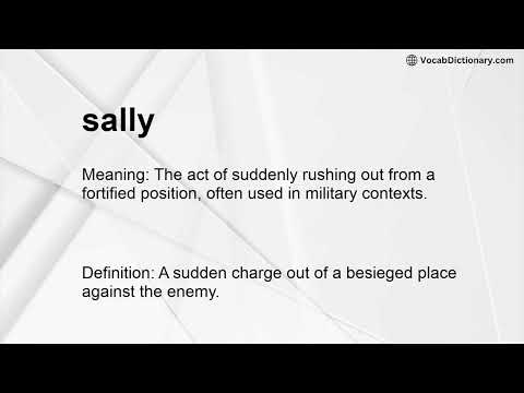 sally Meaning