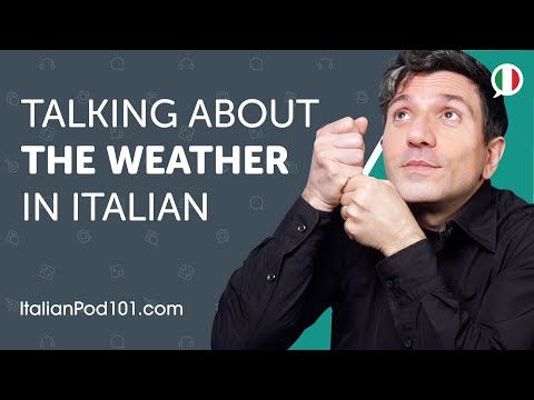 Learn How to Talk About the Weather in Italian | Can Do #12